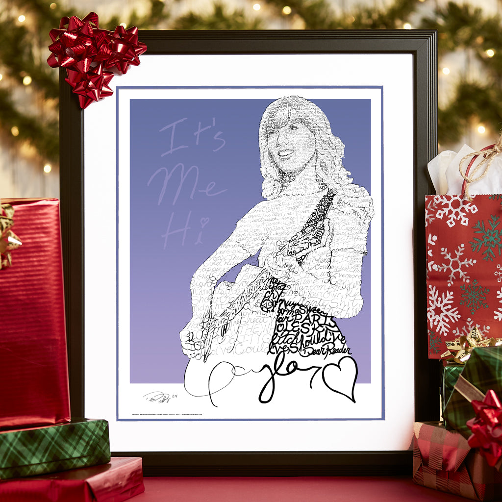 Taylor Swift Word Art Poster | Taylor Swift Gifts & Decor