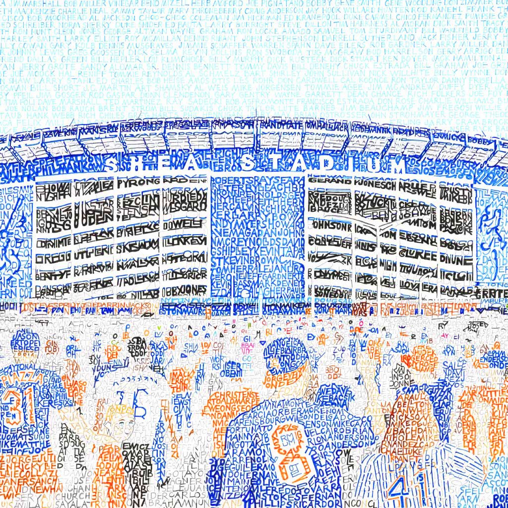 Shea Stadium | Mets Stadium Decor | Art of Words
