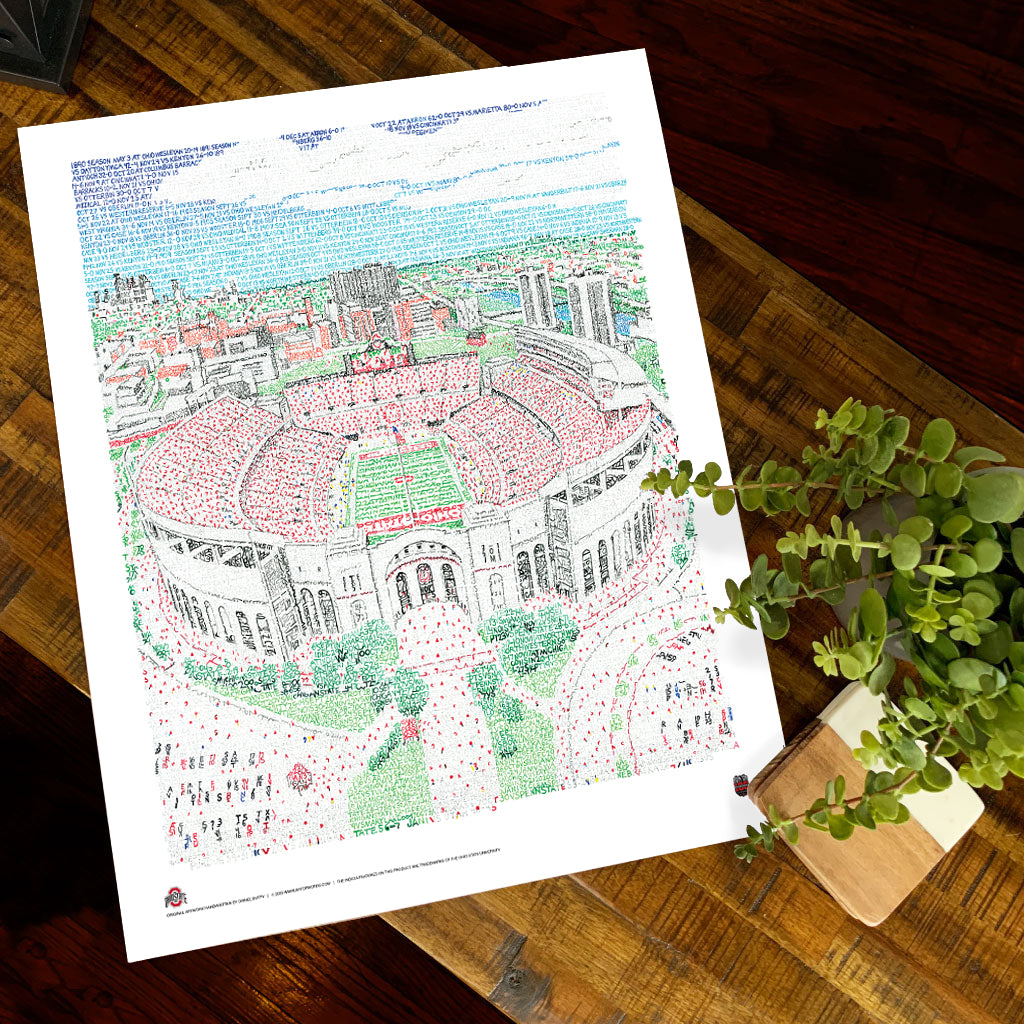 Ohio Stadium | Ohio State Gifts | Art of Words