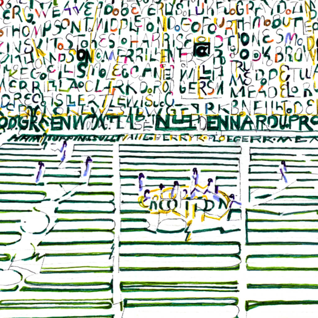 Lambeau Field | Green Bay Packers Gifts | Art of Words
