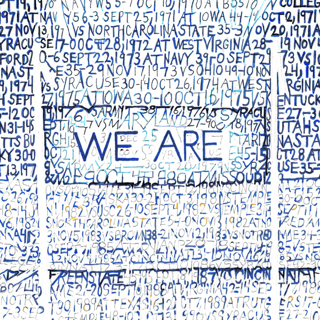 Beaver Stadium Art is Great Penn State Decor | Art of Words