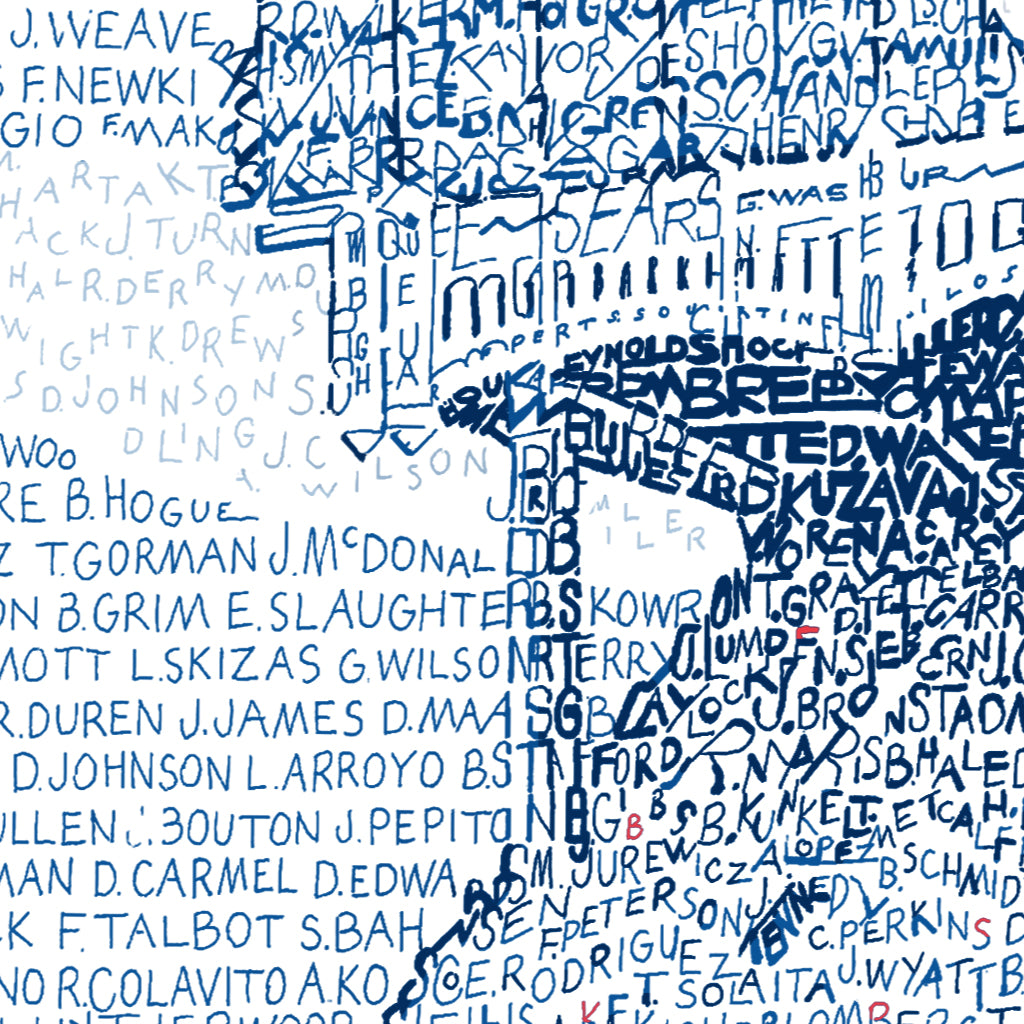 Yankee Stadium | Yankees Wall Art | Art of Words