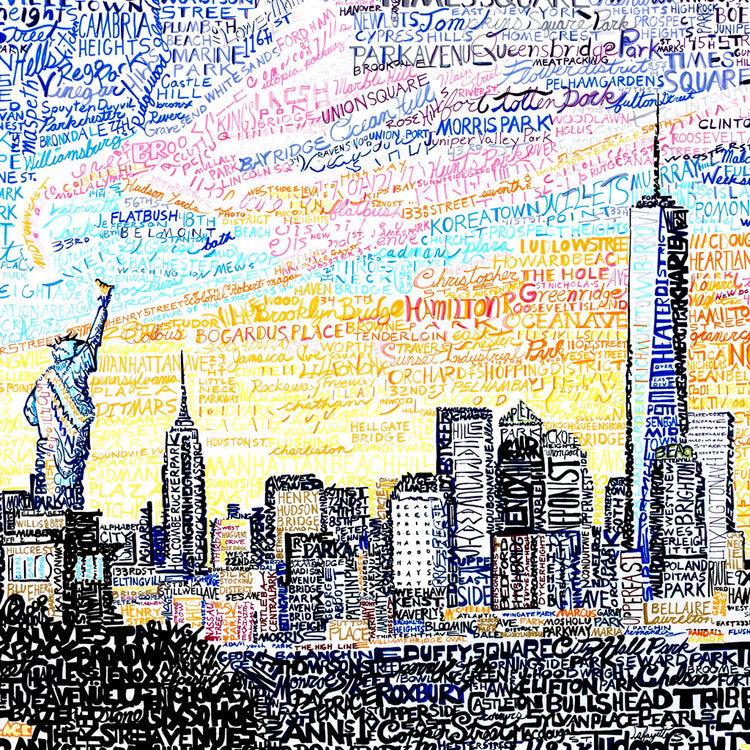 Wall Decals Nyc Muursticker New York Skyline | Wall Art.nl
