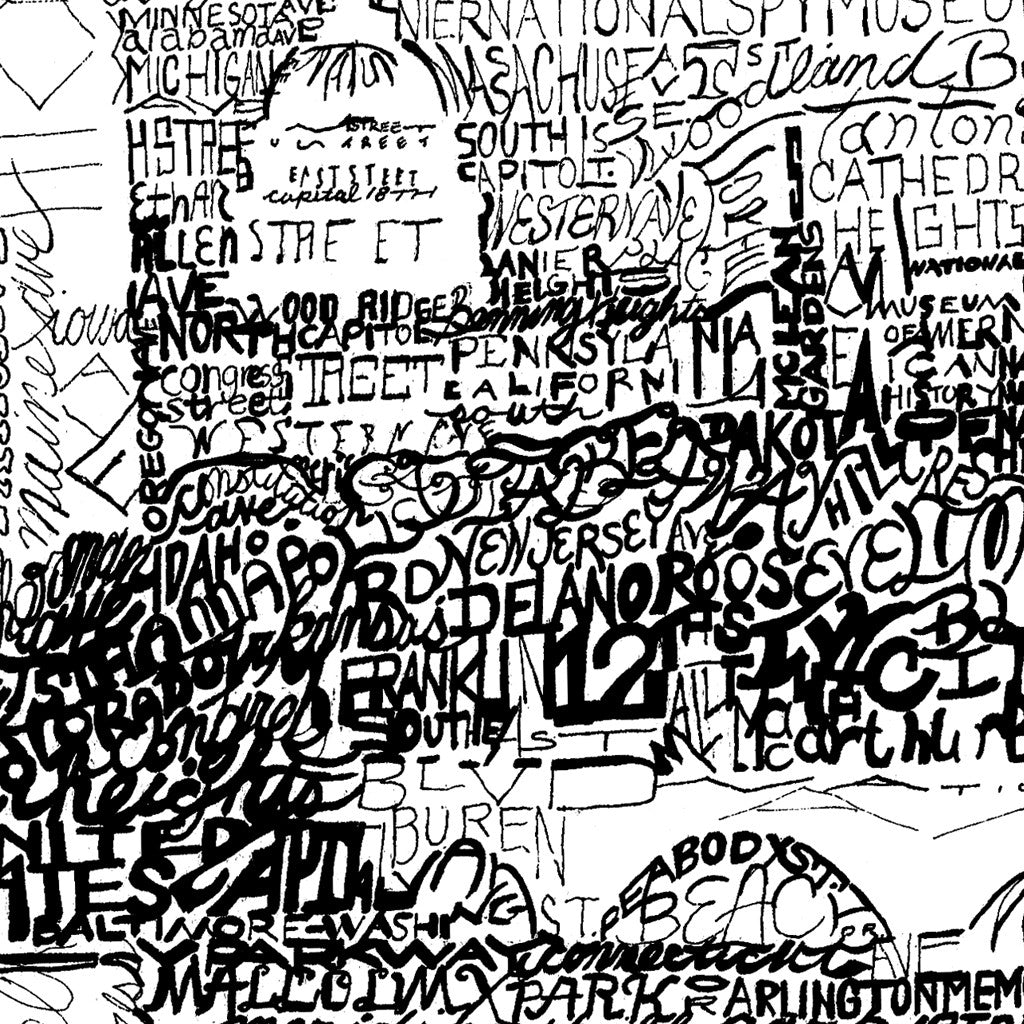 Washington DC Skyline Wall Art | DC Gifts | Art of Words
