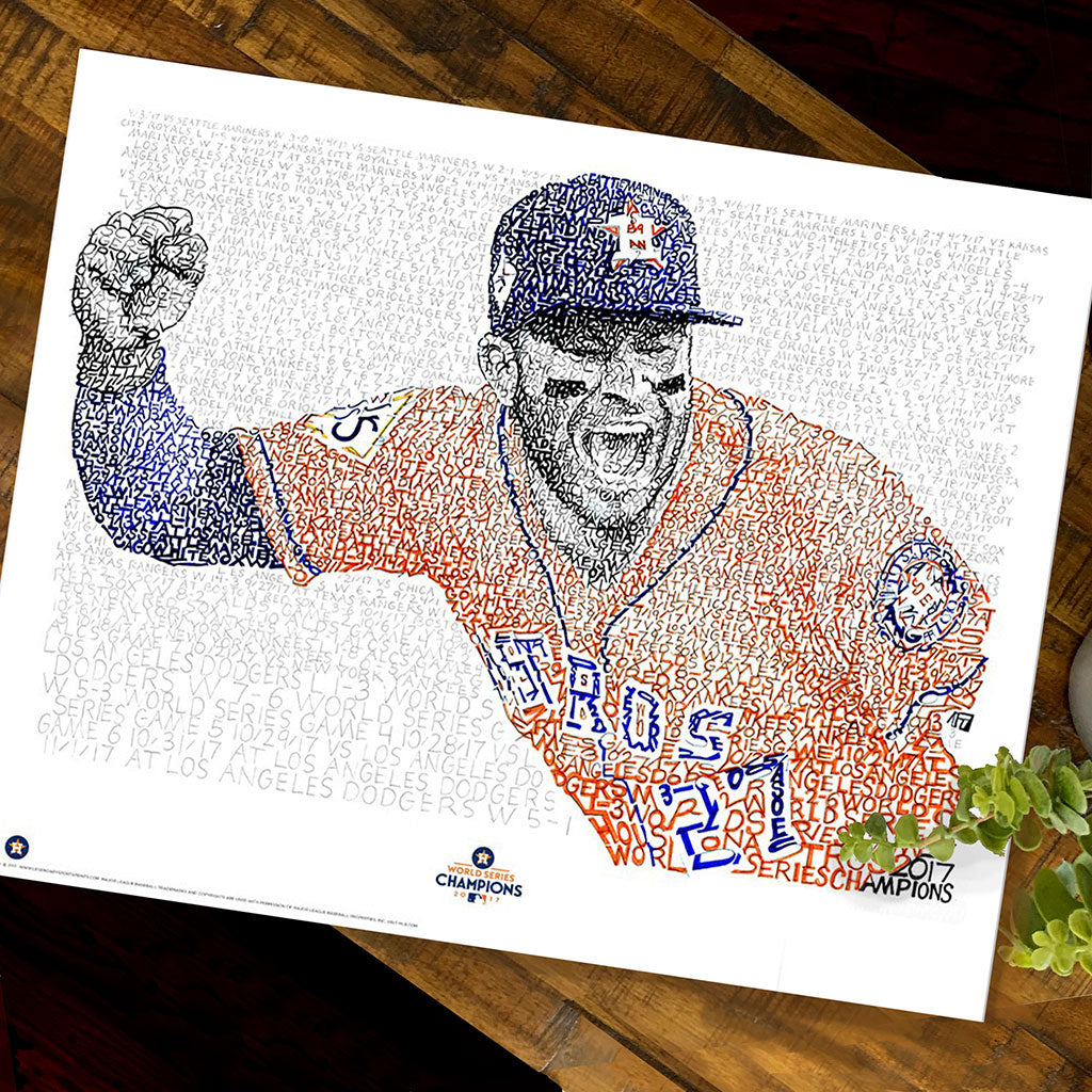 2017 Houston Astros World Series Poster | Art of Words