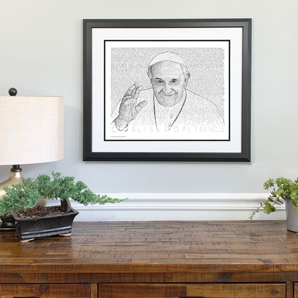 Pope Francis | Pope Francis Portrait | Art of Words