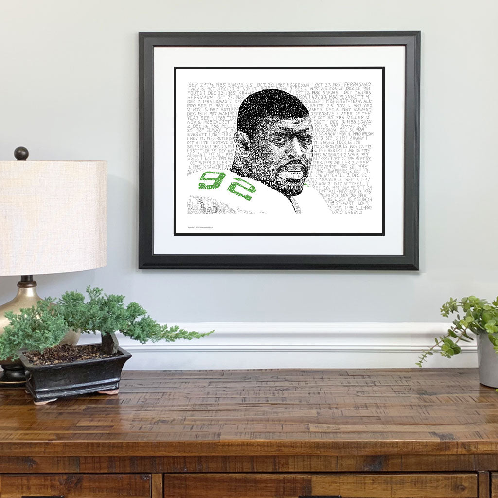 Reggie White Gift | Reggie White Football | Art of Words